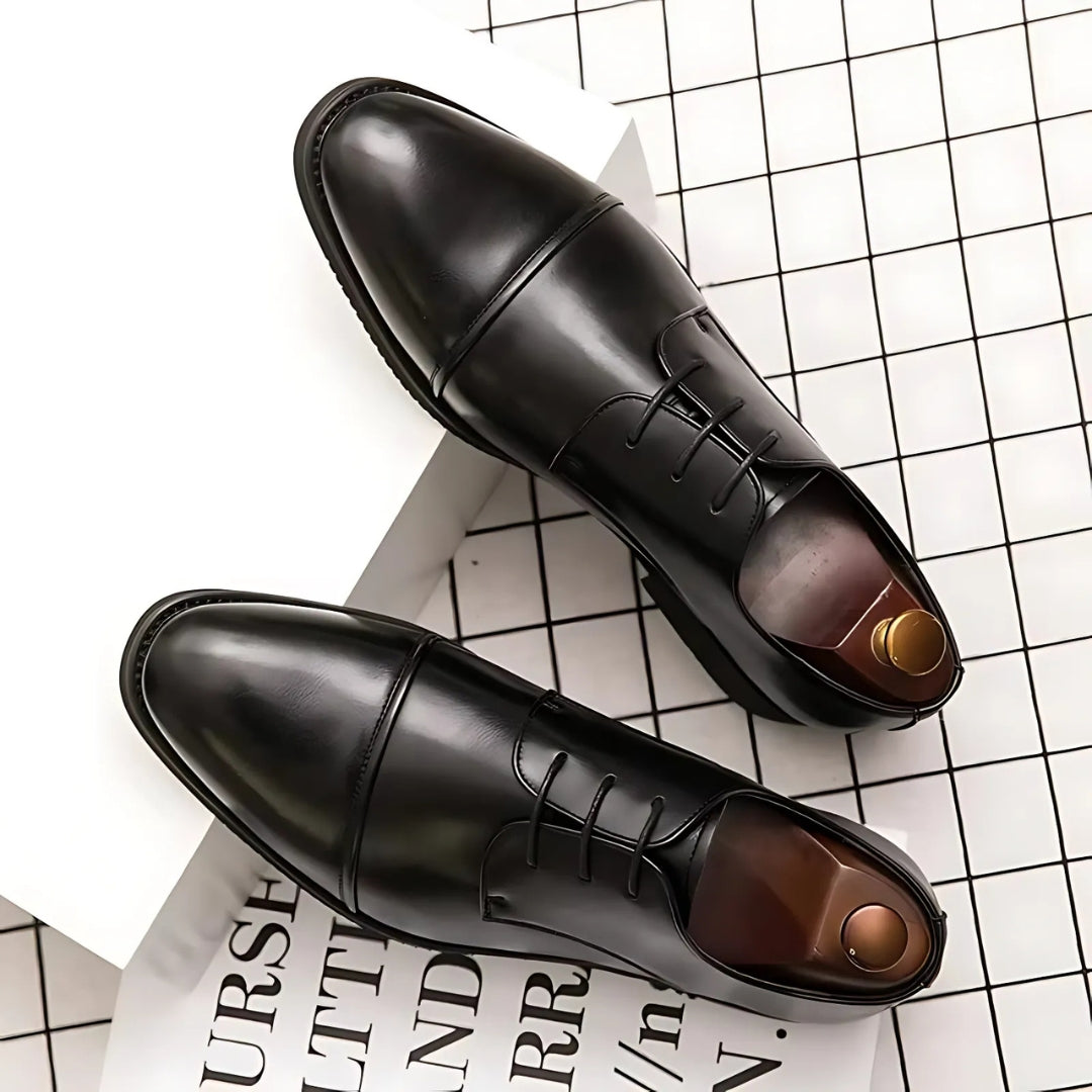 Artisans Handmade Oxford Pointy Toe Cap Formal Leather Shoes- 25033